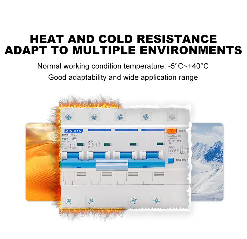 Best AC RCBO Breaker MDB1LE-125-Protection For AC Systems